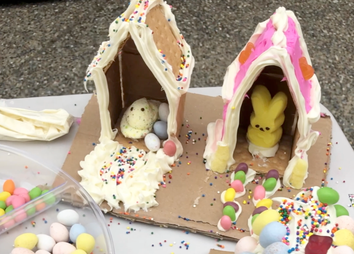 Easter Activity for Kids: Easter Peep House Snacktivity – Stay at Home ...