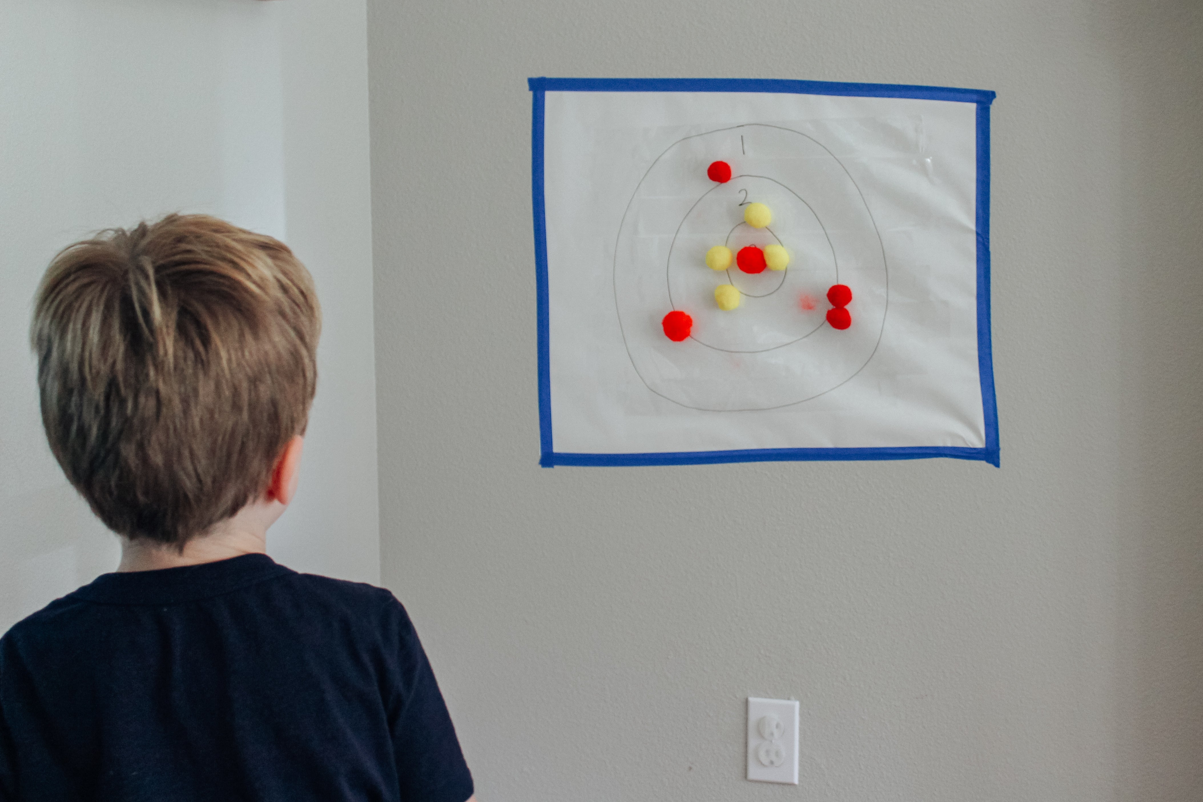 DIY Sticky Dart Board for Kids – Stay at Home Activity Mom