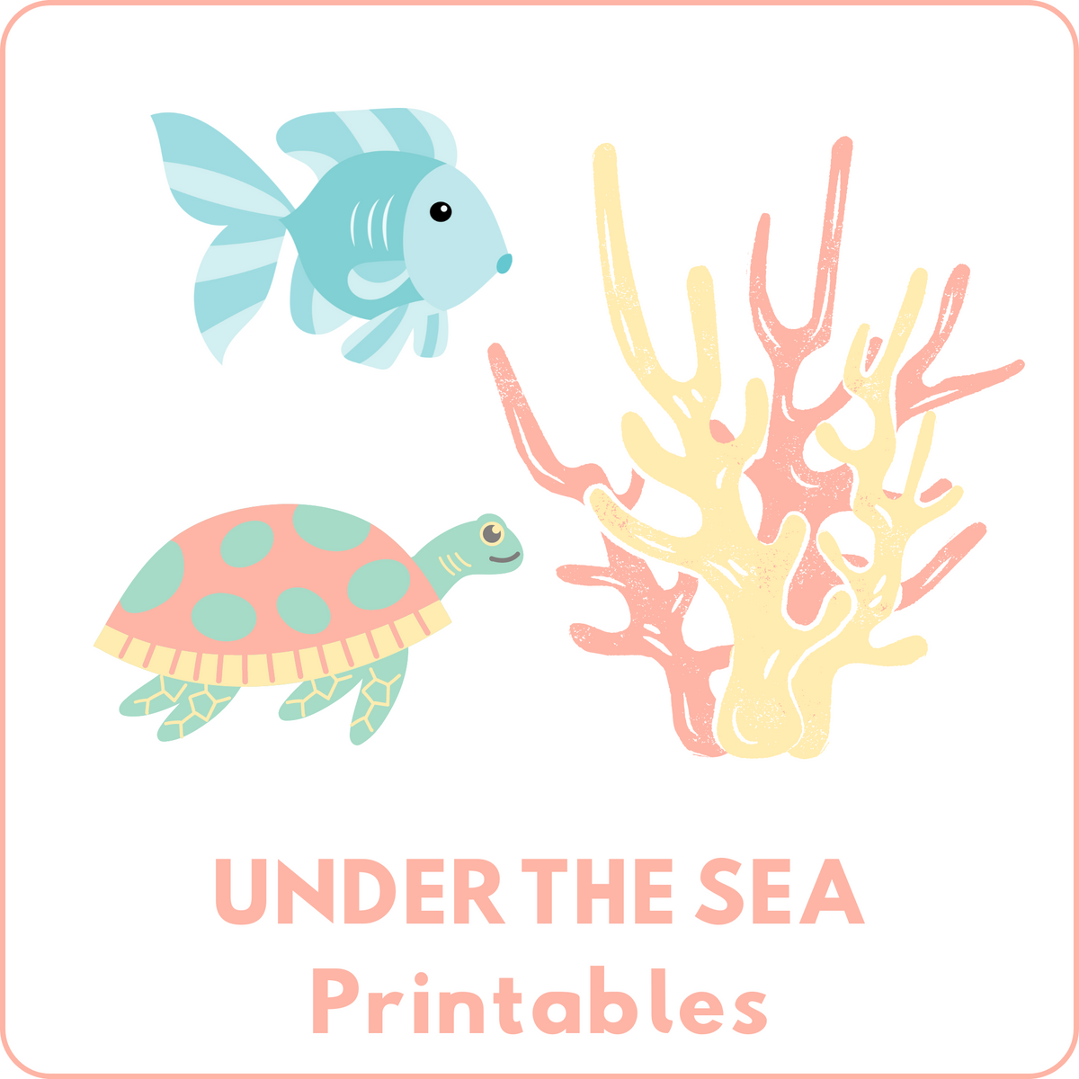 Under the Sea Free Printable Activities for Kids! – Stay at Home ...