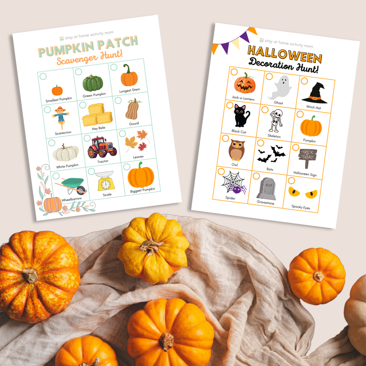 Level Up Your Fall Family Fun: Free Printable Scavenger Hunts for Pump ...