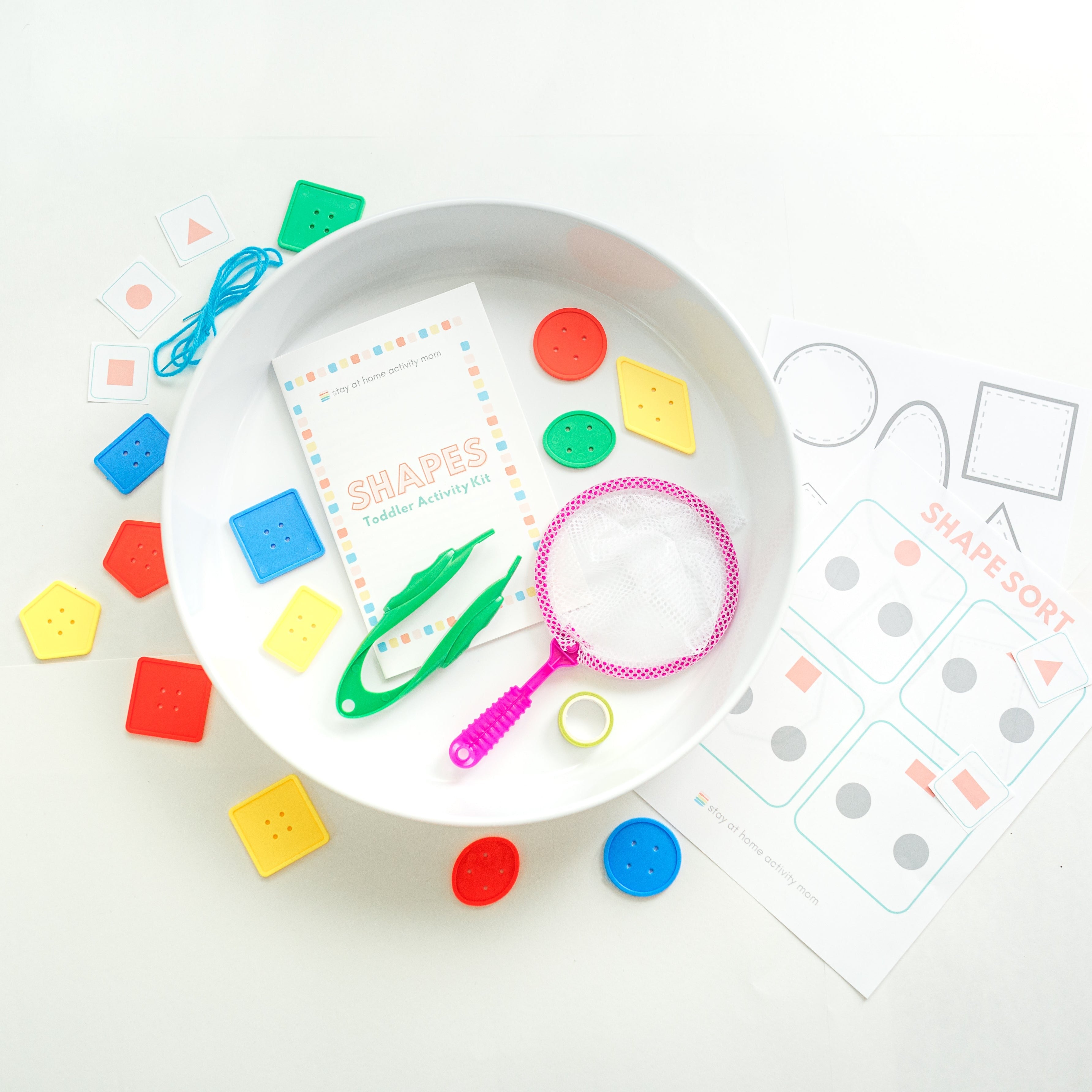 Toddler Shapes Kit – Stay at Home Activity Mom