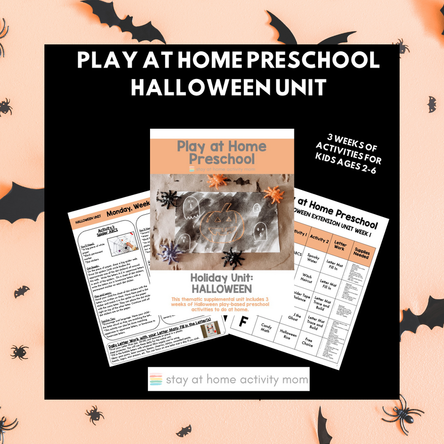 Play at Home Preschool Program – Stay at Home Activity Mom